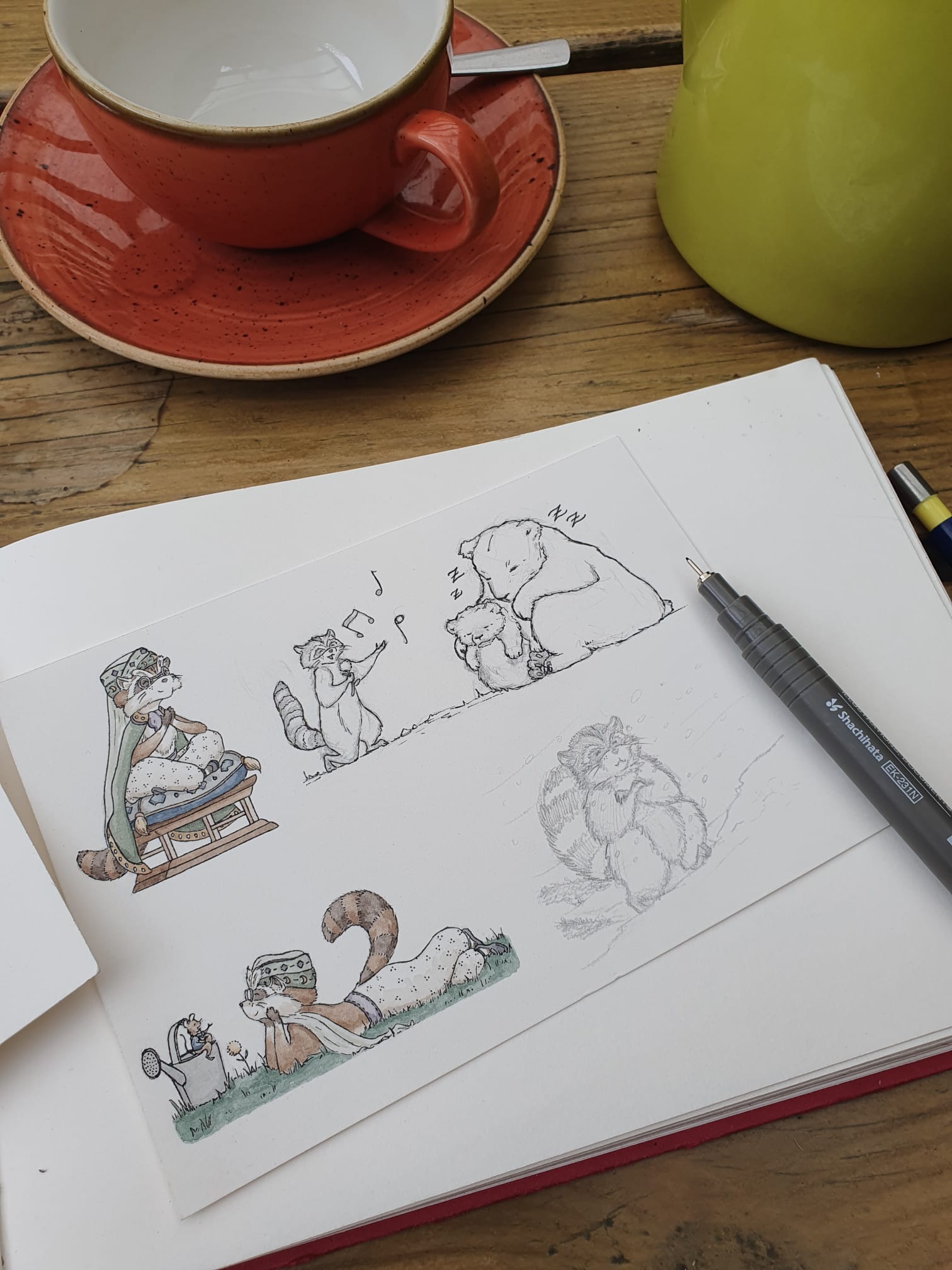 Hand-Drawn Greeting Cards and Stationery – Erlenmeyer Art