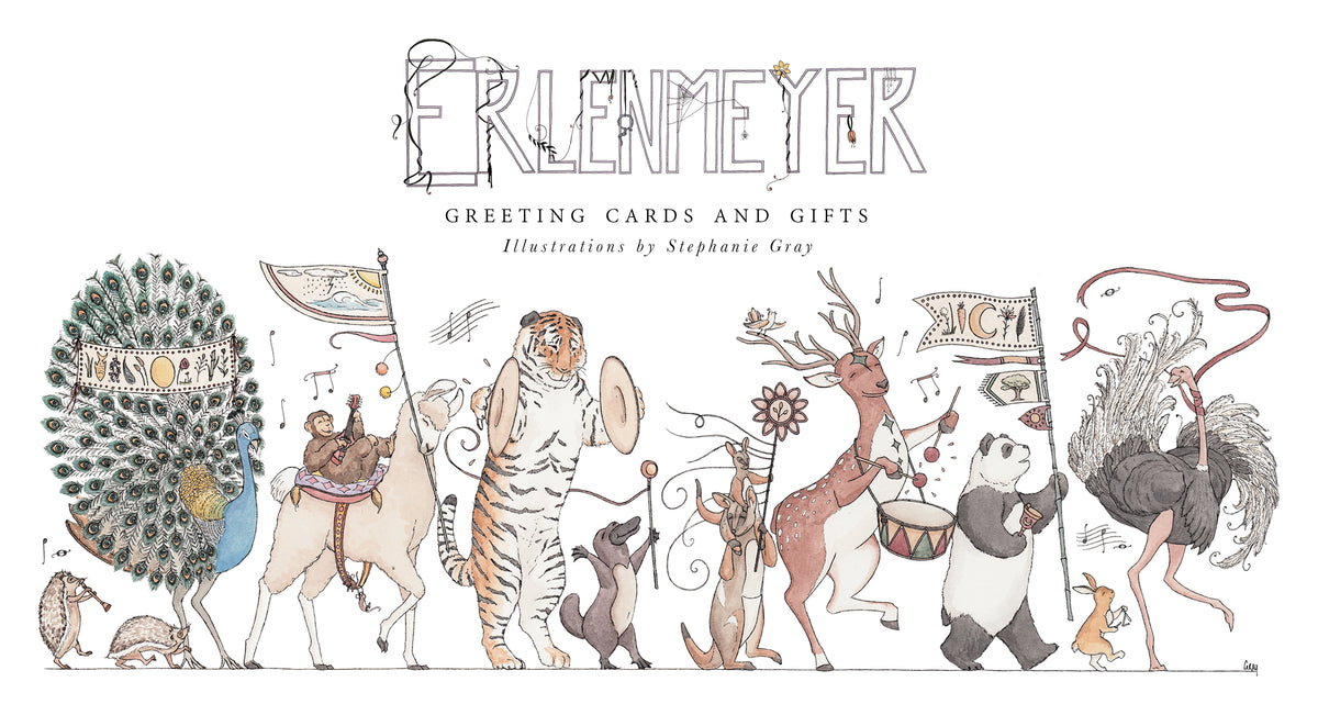 Erlenmeyer ~ Pen & Watercolour Illustration by Artist Stephanie Gray ...